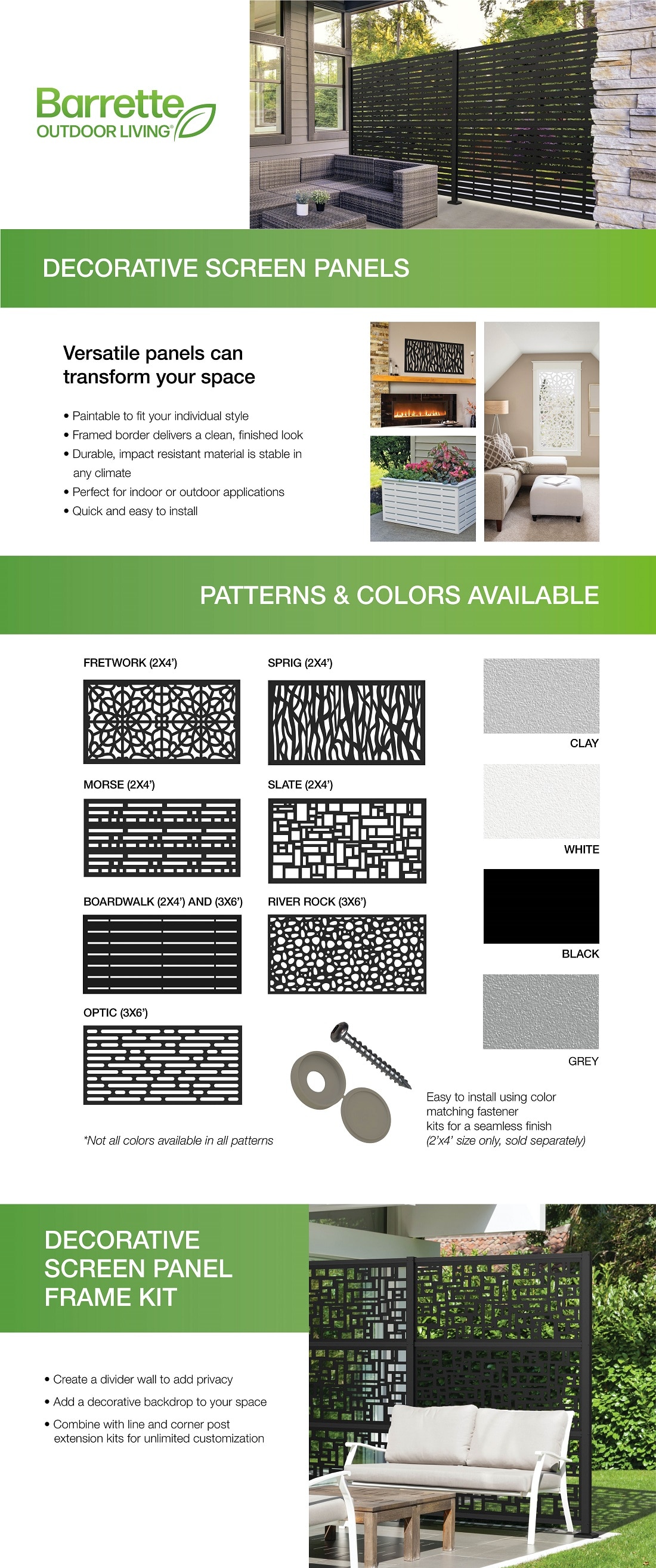 Barrette Outdoor Living 2 ft. x 4 ft. Sanibel Umber Polypropylene ...