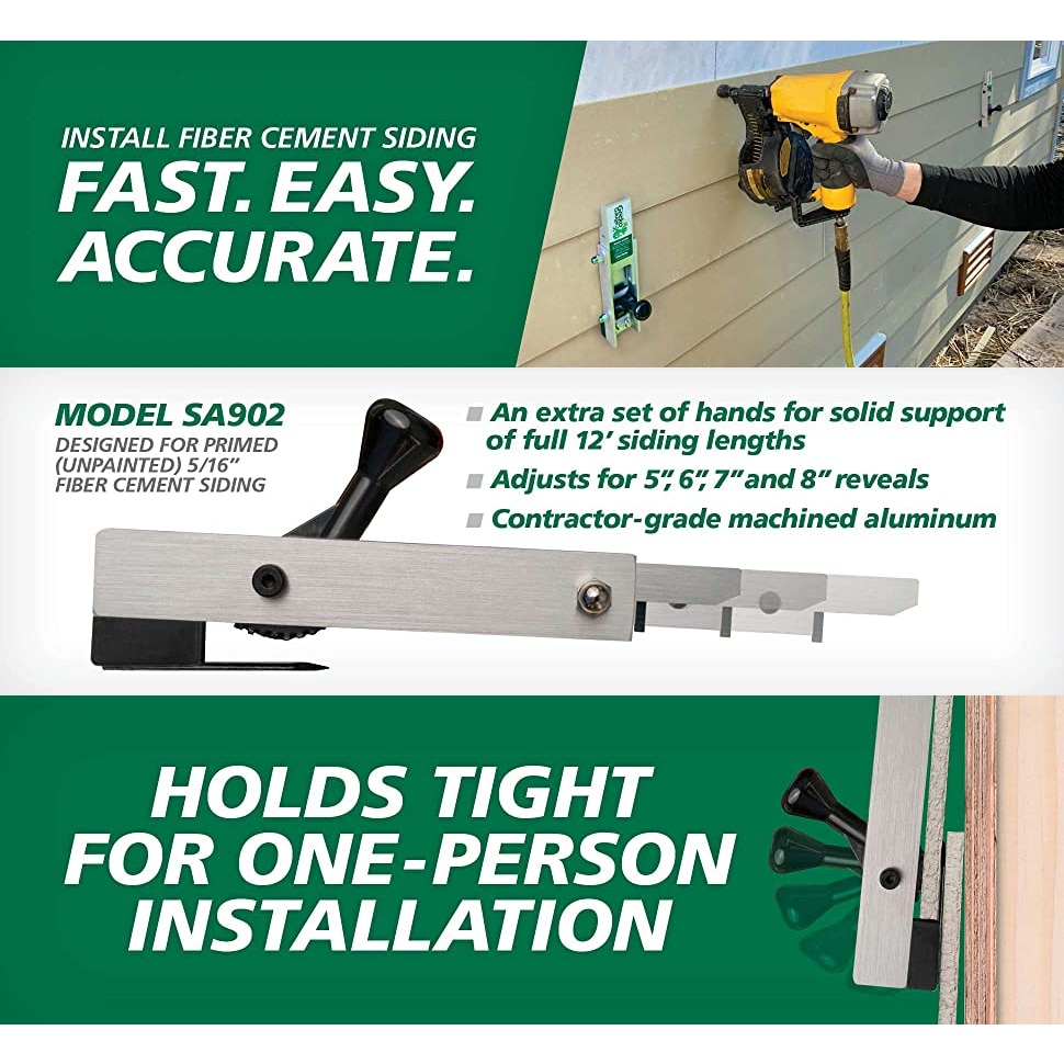 PacTool Gecko Gauge Siding Gauges for 5/16 in. Fiber Cement Siding ...