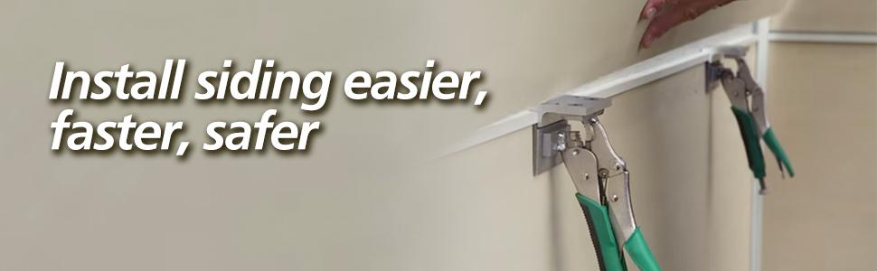 PacTool Z-Clamp Panel Siding Installation Tool (1-Set) SA907 - The Home ...