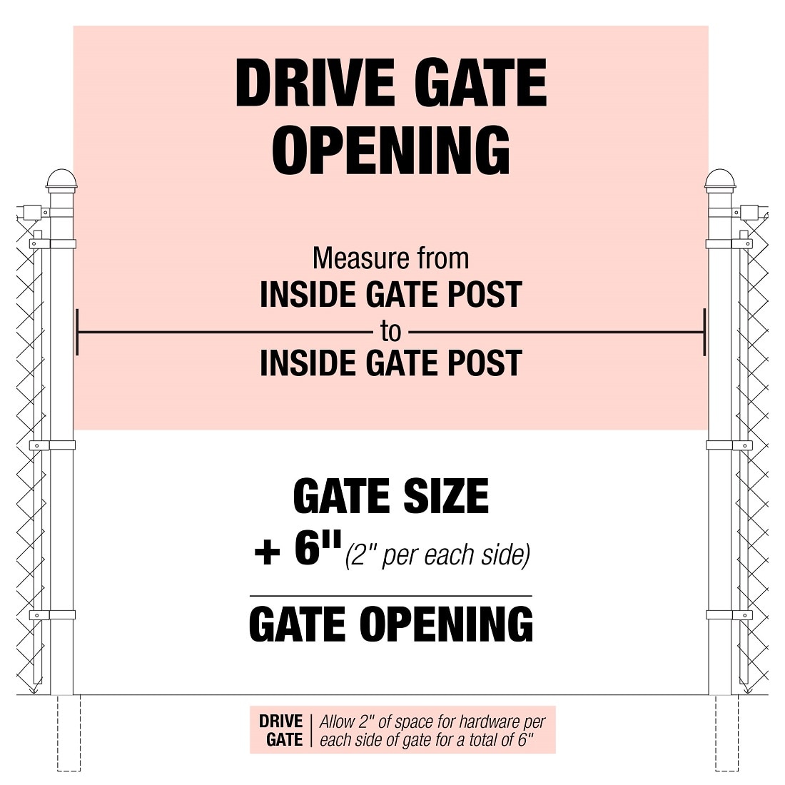 YARDGARD 10 ft. W x 6 ft. H Galvanized Steel Drive-Through Gate 2 ...