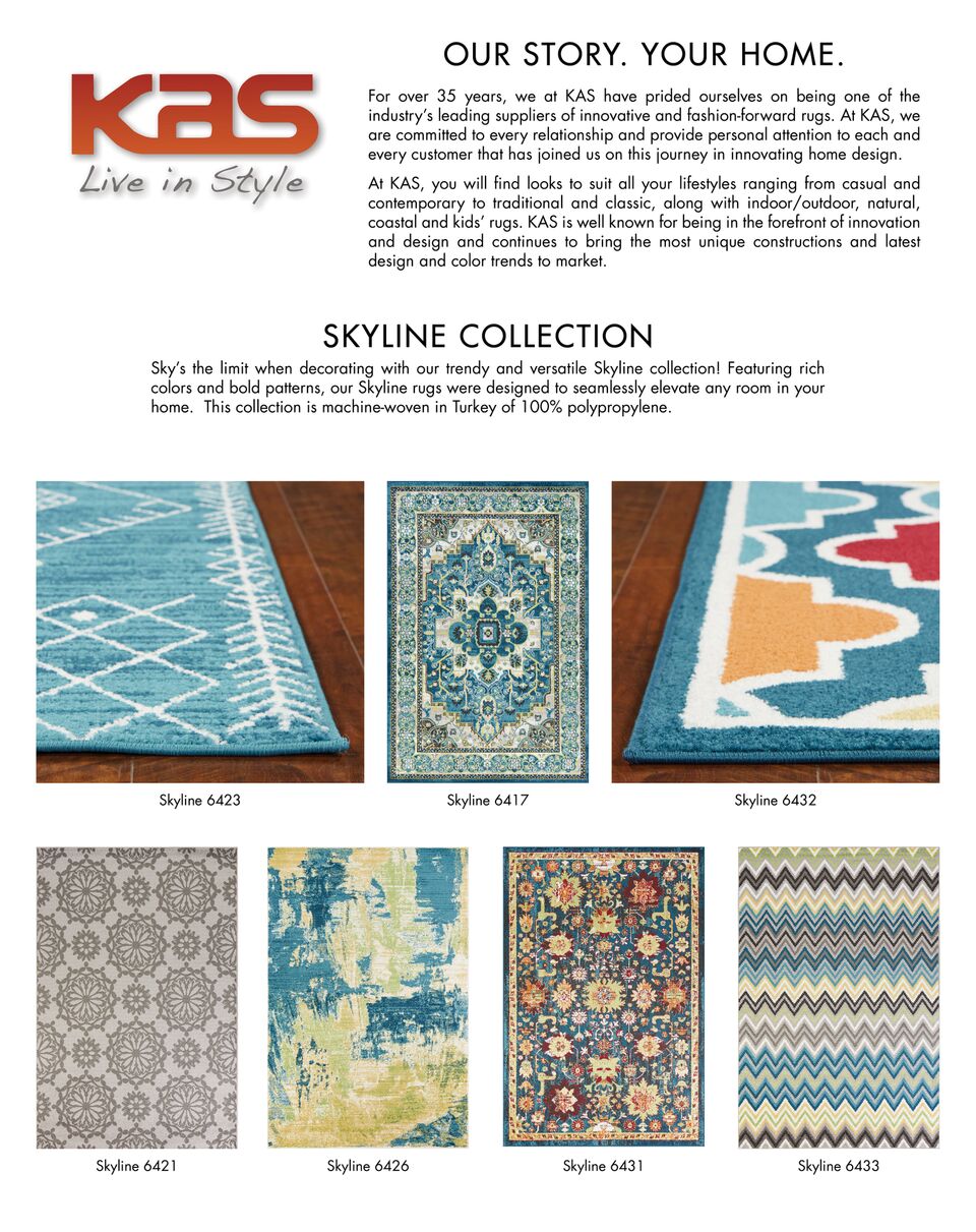 Kas Rugs Skyline Distressed Grey 8 ft. x 10 ft. Area Rug SKY6416710X1010