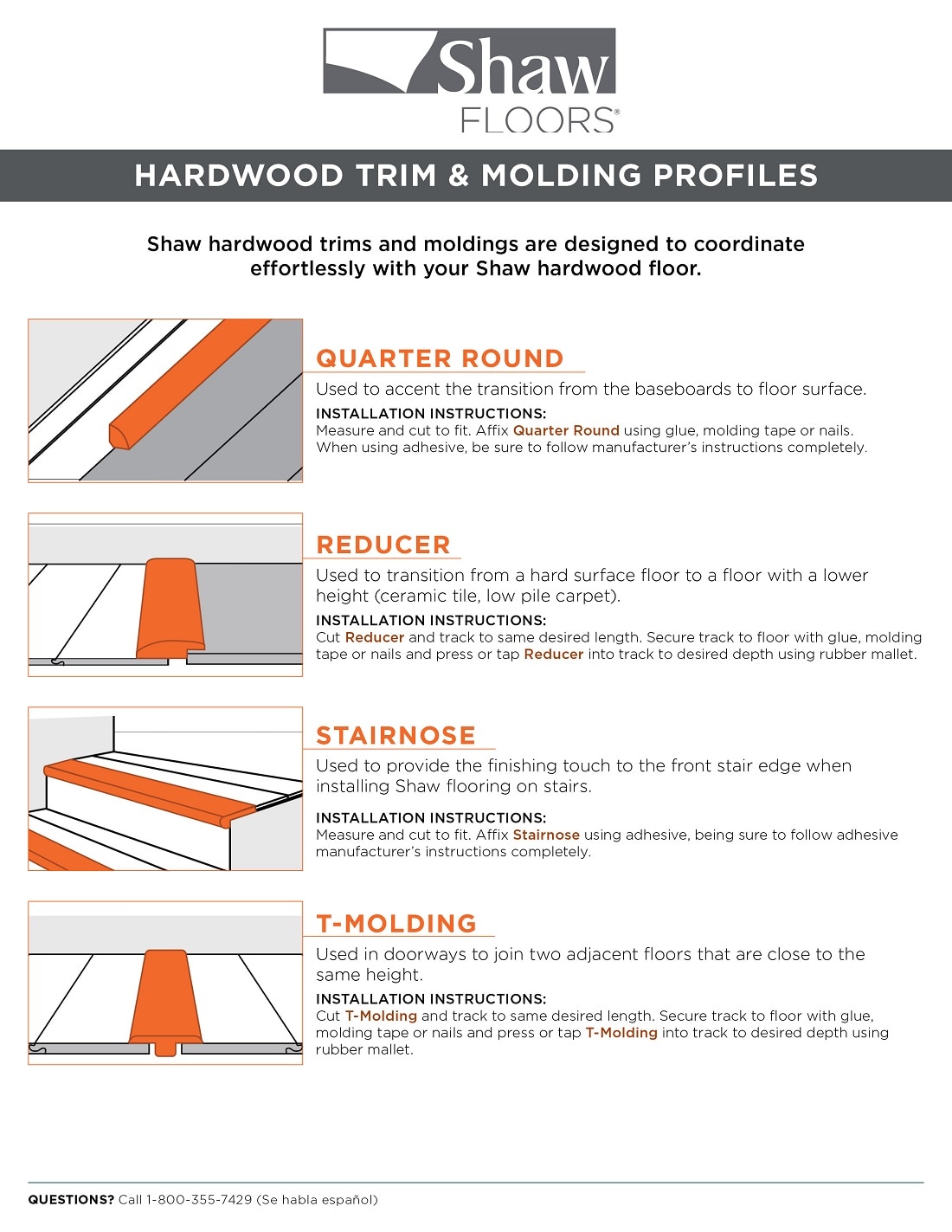 Shaw Floors Olympia Cider 3/8 in. T x 2-3/4 in. W x 78 in. L Stair Nose ...