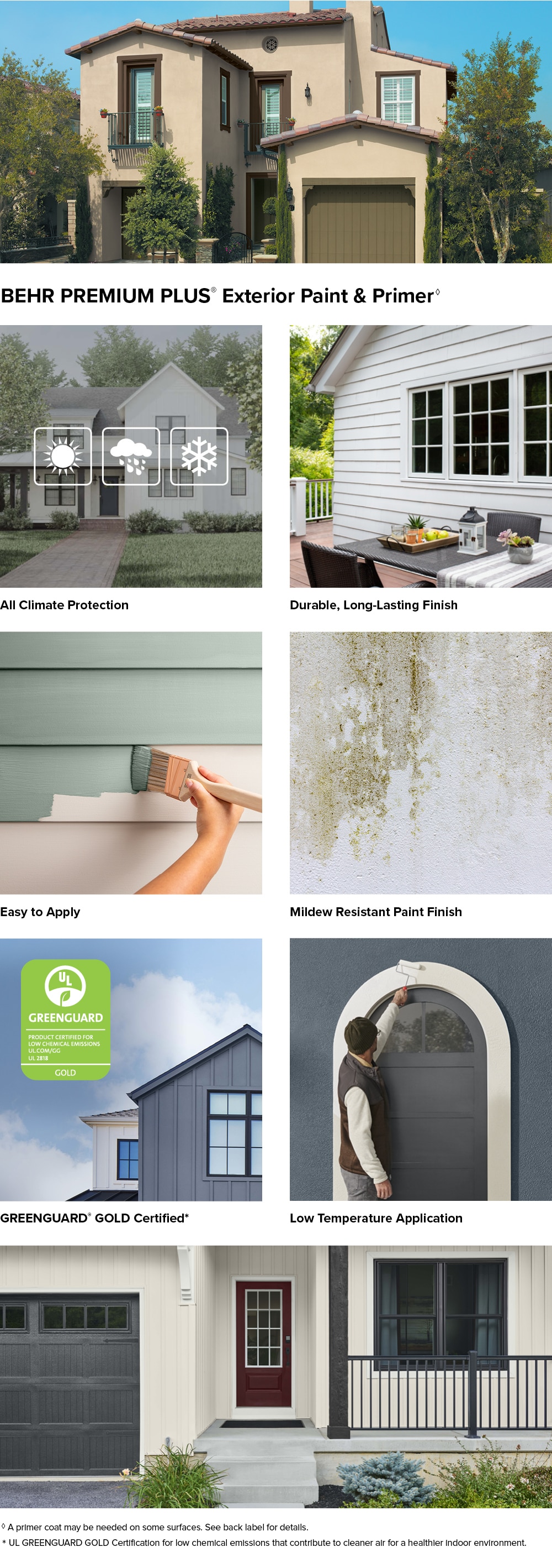 BEHR PREMIUM PLUS 1 gal. Black Semi-Gloss Enamel Exterior Paint ...