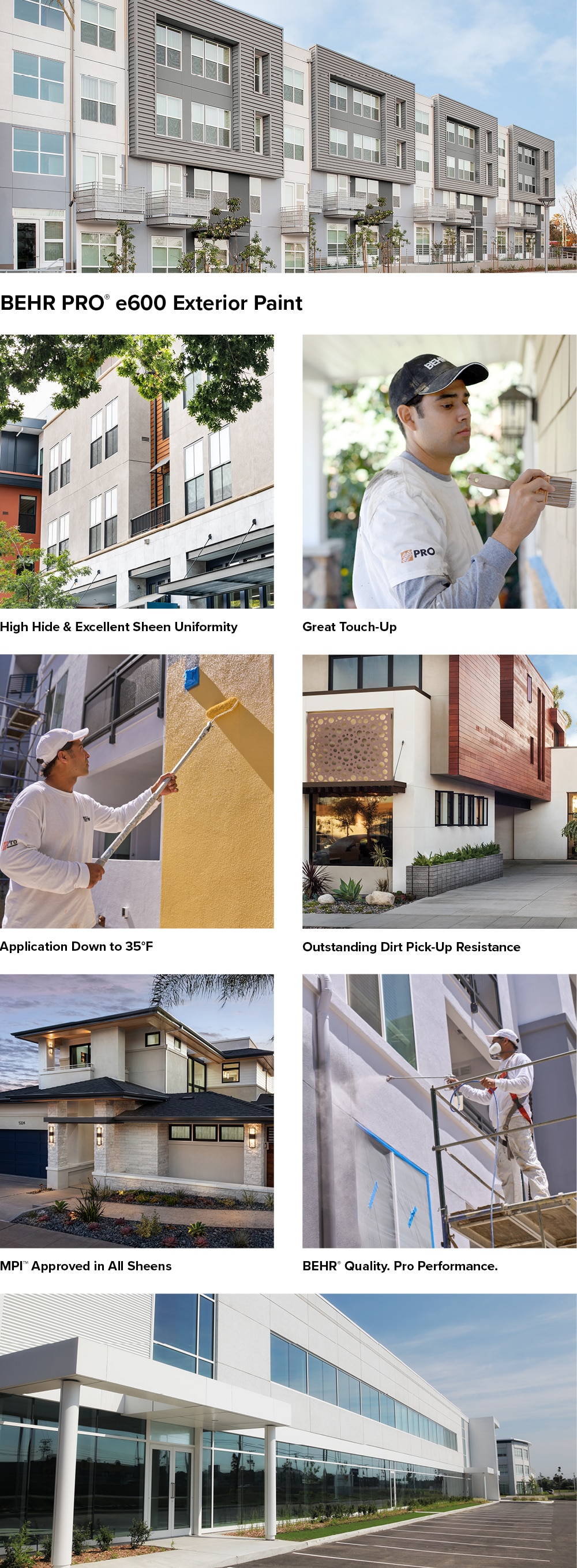 BEHR PRO 1 gal. #470A-1 Window Pane Satin Exterior Paint PR64001 - The ...