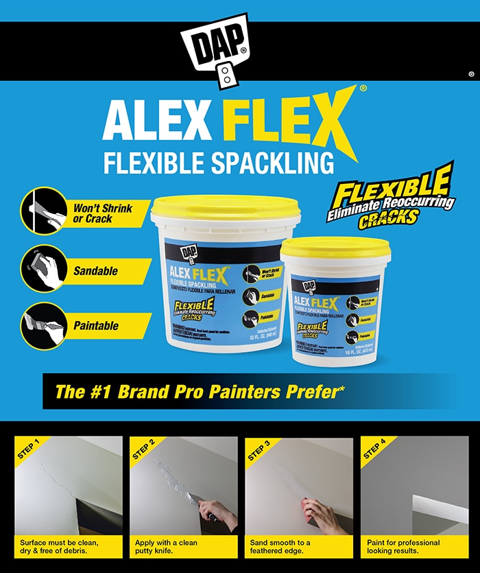 DAP Alex Flex 16 oz. High Performance Spackling Paste (12-Pack ...