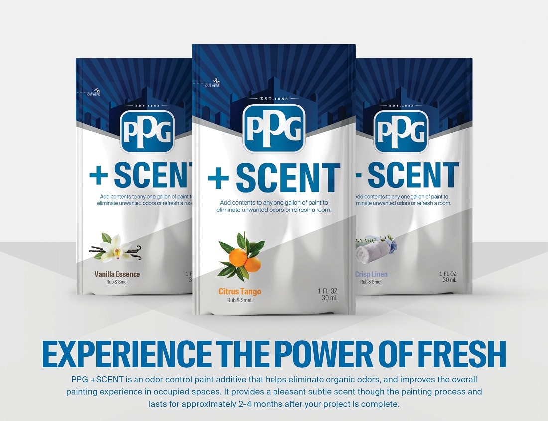 PPG +Scent 1 oz. Fresh Air Odor Control Paint Additive (Treats 1 Gal ...