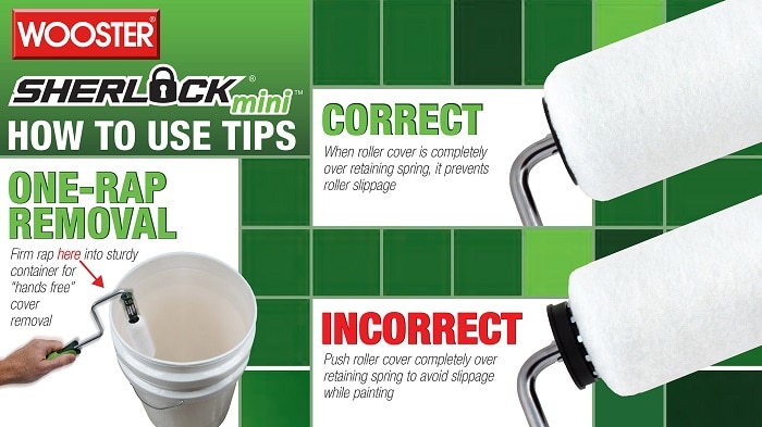 Wooster 26.5 in. Pro Sherlock Mini Roller Cage Frame 0HR0220000 - The ...