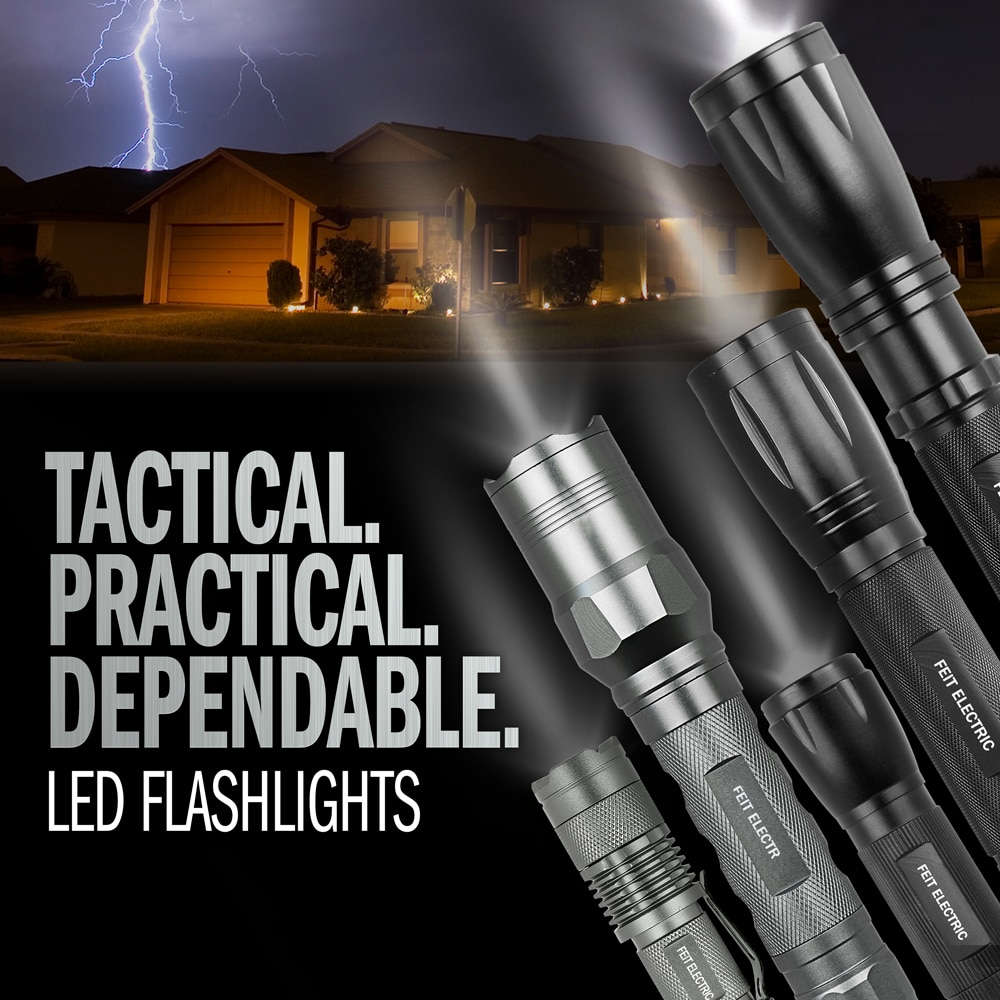 Feit Electric 500 Lumens Ultra-Bright High Performance Sliding Zoom LED ...