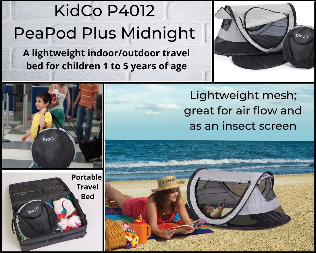 KidCo PeaPod Children's Travel Bed in Midnight P4012 - The Home Depot