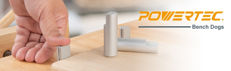 ‎POWERTEC 3/4 in. x 2-3/8 in. Aluminum Bench Dog (2-Pack) 71159 - The ...