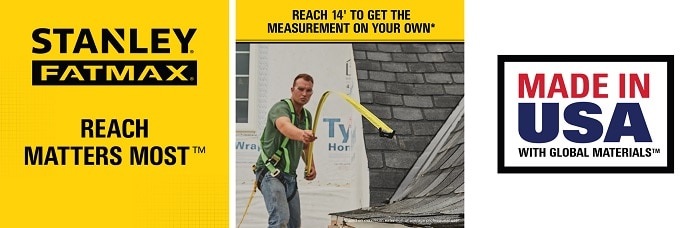 Stanley 35 ft. FATMAX Tape Measure 33-735 - The Home Depot