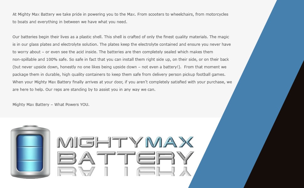 MIGHTY MAX BATTERY 12-Volt 7Ah SLA Battery Replacement for Power Rite ...