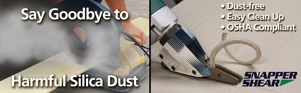 PacTool Metal Snapper Shear 4.8 Amp Corded Fiber Cement Backer Board ...