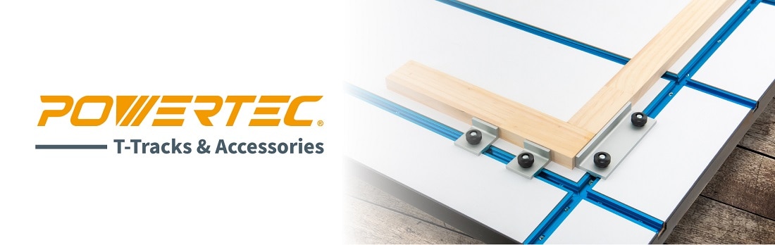 POWERTEC 36 in. Universal T-Track for Woodworking (2-Pack) 71119 - The ...