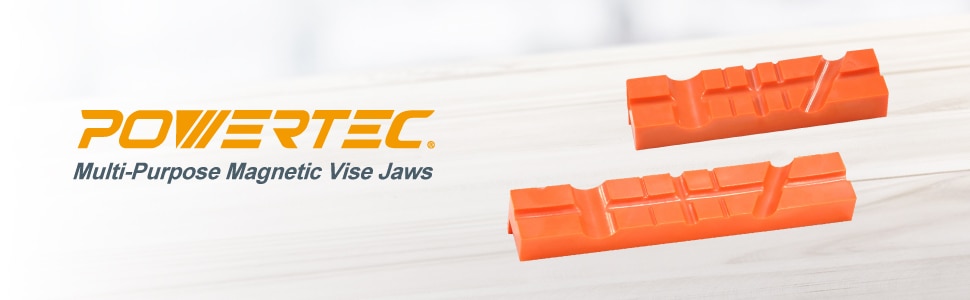 POWERTEC Multi-Purpose Magnetic Vise Jaw (2-Pack) 71106 - The Home Depot