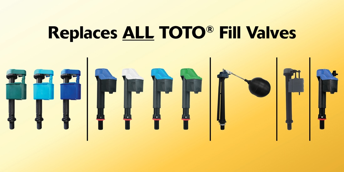 Korky Genuine Toto Fill Valve 528GCM - The Home Depot