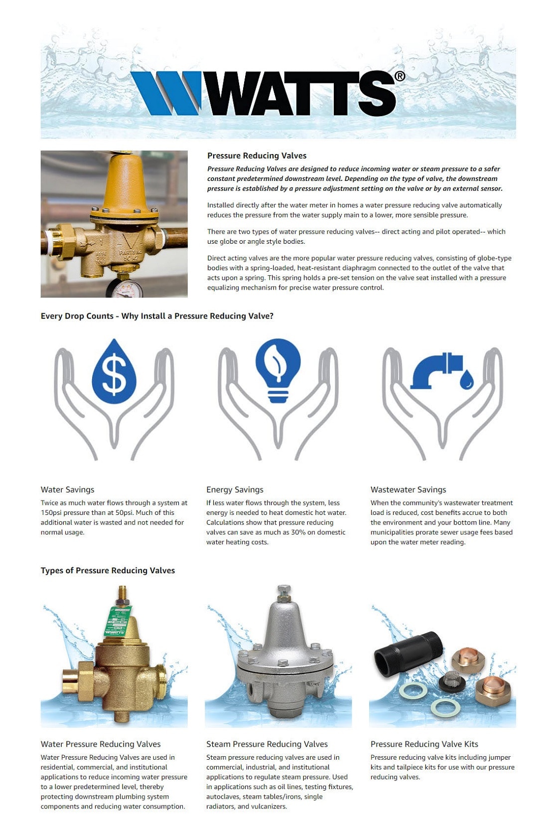 Watts 3/4 in. Cast-Iron Water Pressure Safety Relief Valve 374A - The ...