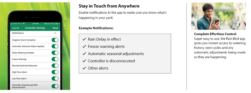 Rain Bird ARC8 8-Zone App Based Indoor/Outdoor Residential Irrigation ...