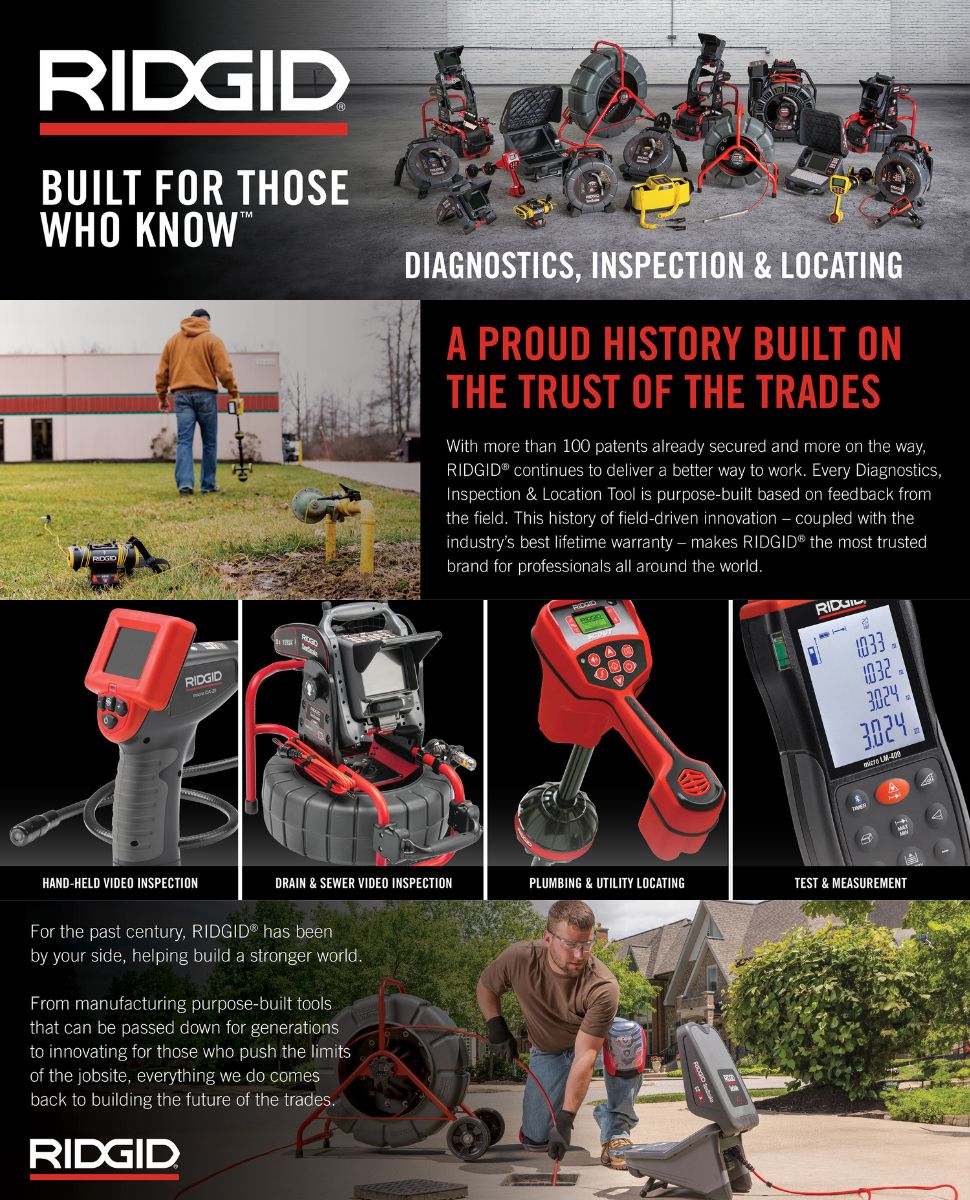 RIDGID SeekTech SR-20 Utility Pipeline Locator with ST-305R Line ...