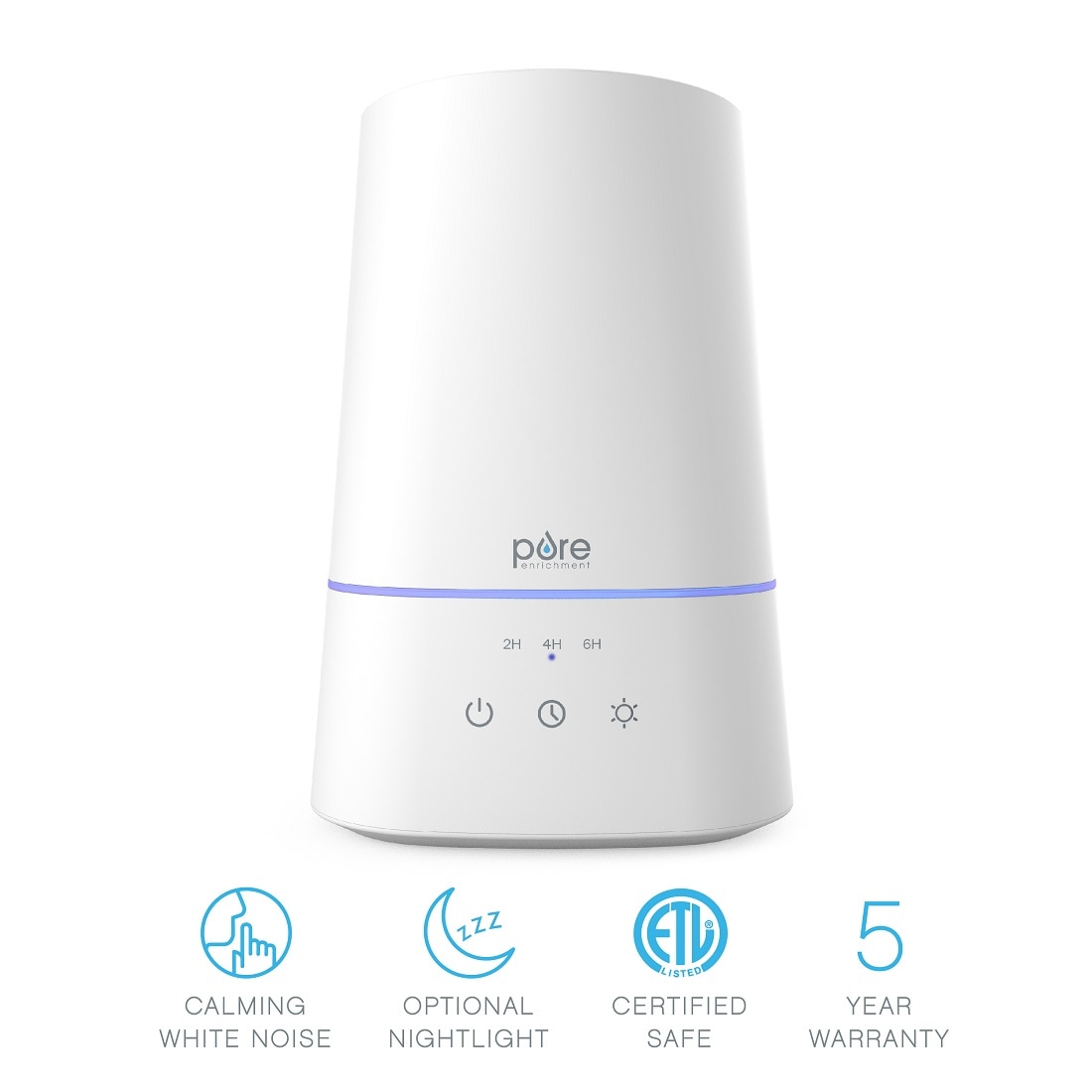 Pure Enrichment Hume Max Top Fill Humidifier in White PEHUMTOP-W - The ...