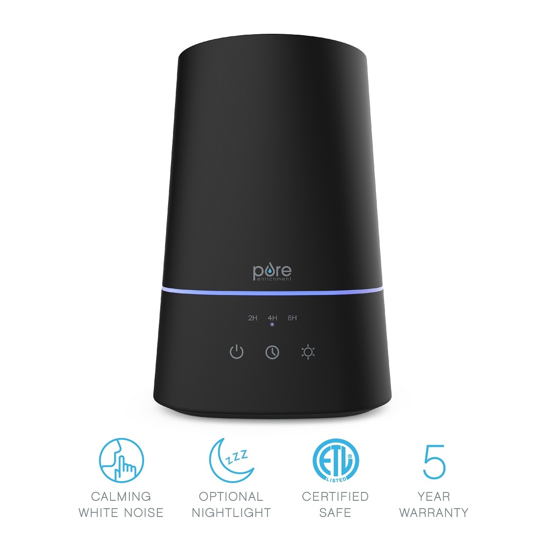 Pure Enrichment Hume Max Top Fill Humidifier in Black PEHUMTOP-K - The ...