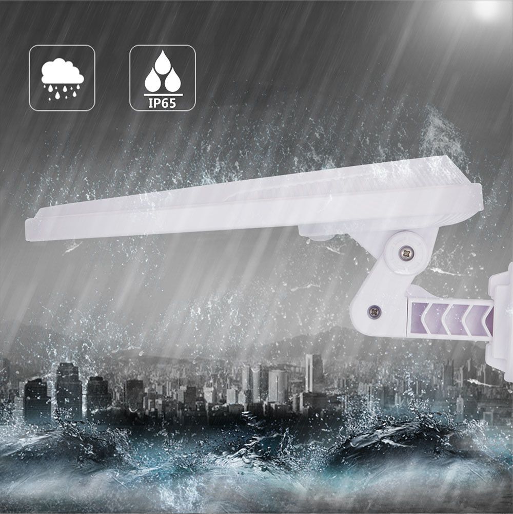 eLEDing Self-Contained 160° Black Motion Activated Outdoor Integrated ...