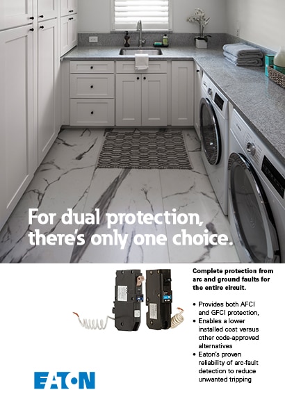 Eaton CH 15 Amp 1-Pole Dual Function Arc Fault/Ground Fault Circuit ...