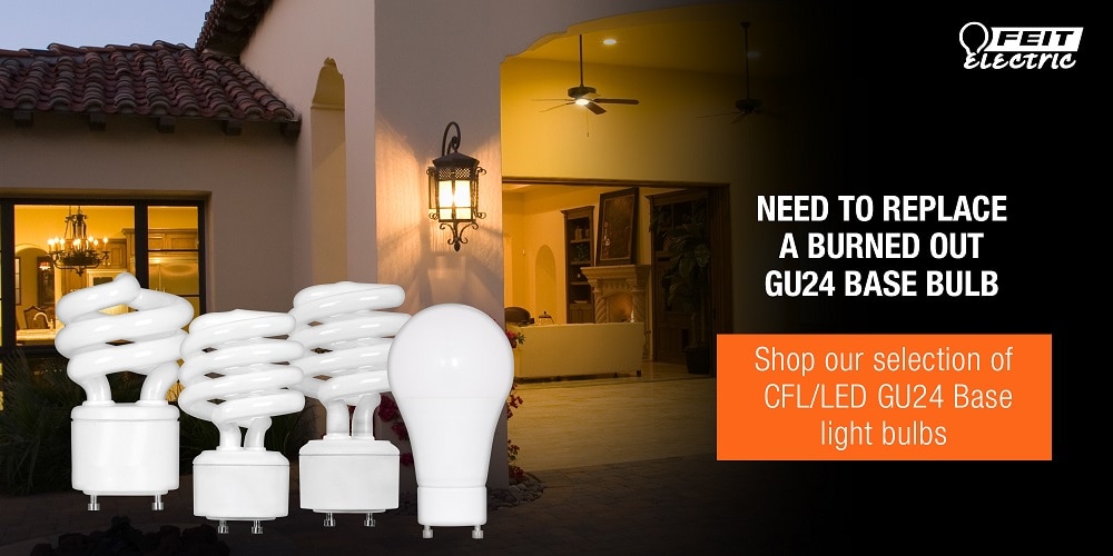 Feit Electric 60-Watt Equivalent A19 Dimmable CEC 90+ CRI GU24 Base LED ...