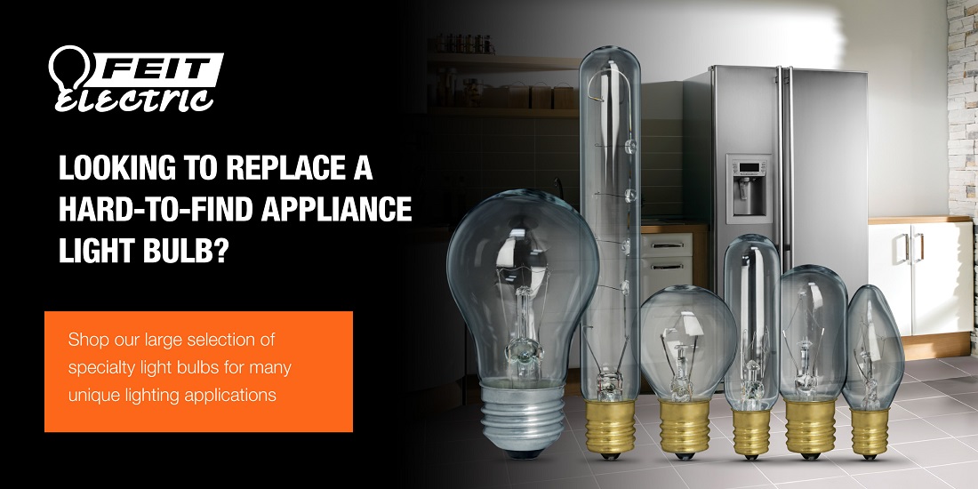 Feit Electric 40-Watt Equivalent T8 Intermediate E17 Base Appliance LED ...