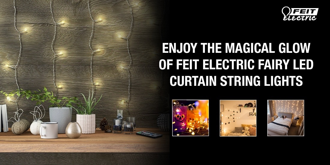 Feit Electric 120-Light 8 ft. Plug-In Mini LED Indoor Silver Wire Warm ...