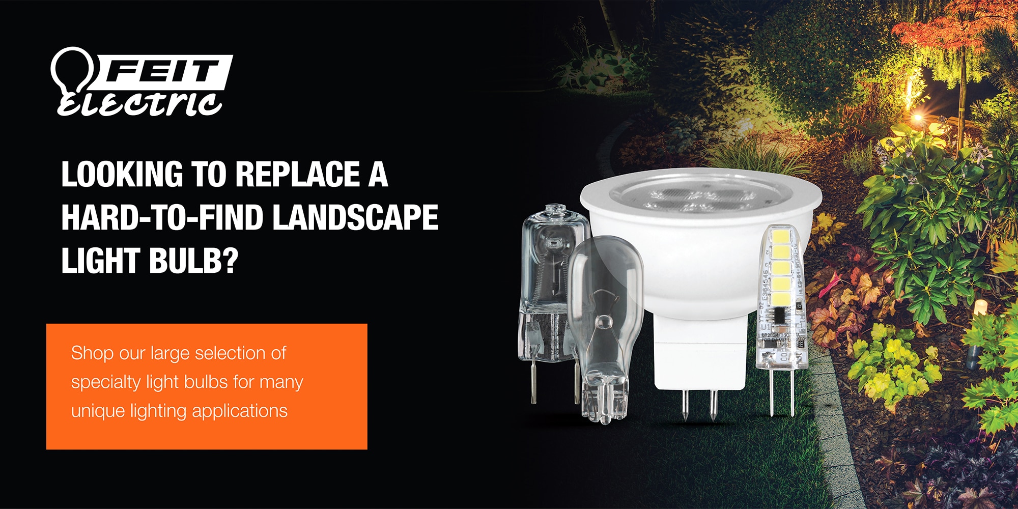 Feit Electric 20-Watt Equivalent T4 G4 Bi-Pin Base Landscape 12-Volt ...