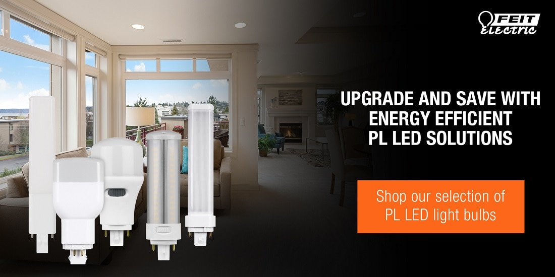 Feit Electric 18-Watt Equivalent PL QuadTube CFLNI 4-Pin Plugin G24Q-2 ...