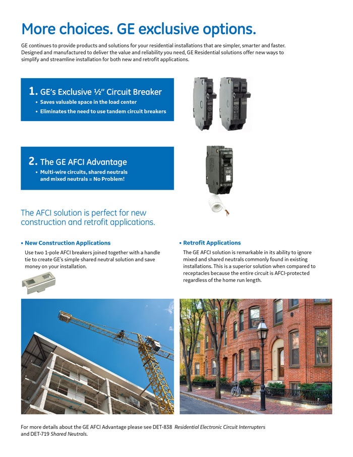 GE Q-Line 50-Space Amp 1 in. Double-Pole Circuit Breaker (THQP250 ...