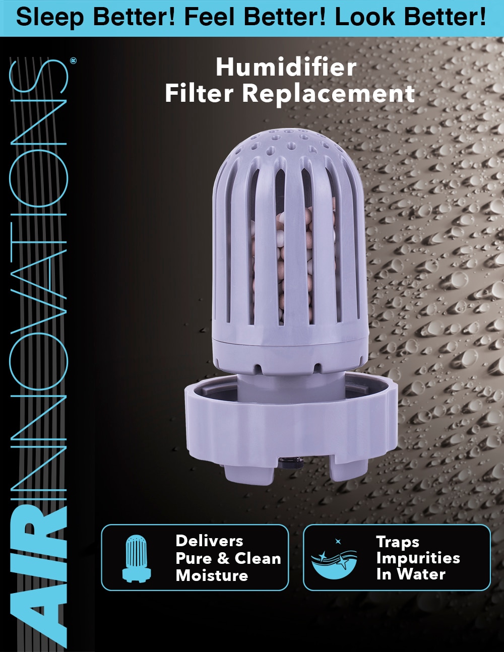 Air Innovations Humidifier Replacement Filter FILTER-CERA-PLA