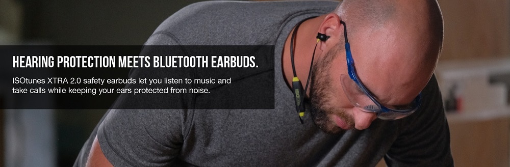 ISOtunes XTRA 2.0 Bluetooth Hearing Protection Earbuds, 27 dB Noise ...