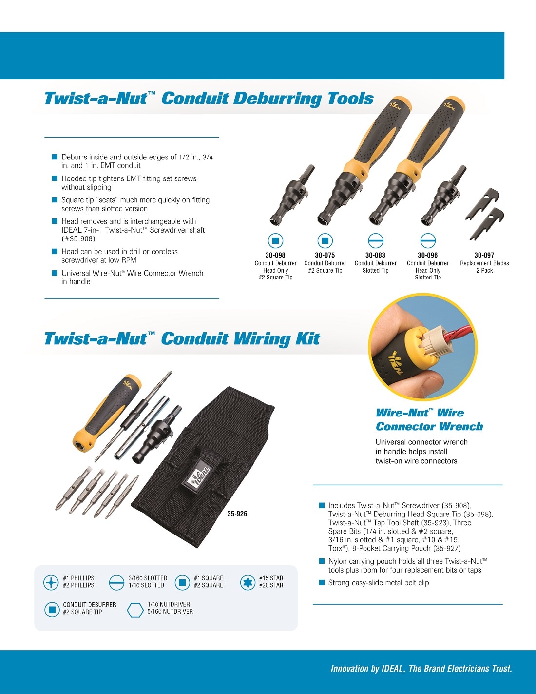 IDEAL Twist-a-Nut Conduit Deburring Tool 35-083 - The Home Depot