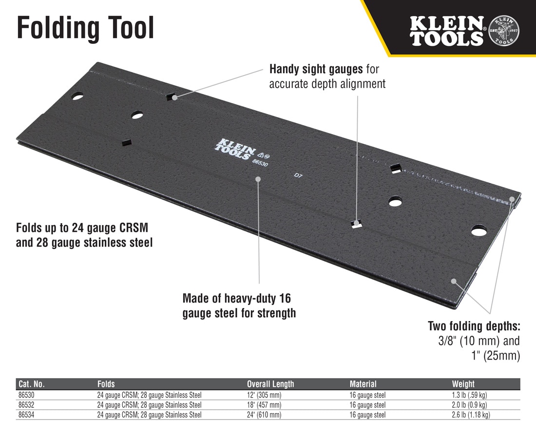 Klein Tools 18 in. Folding Tool 86532 - The Home Depot