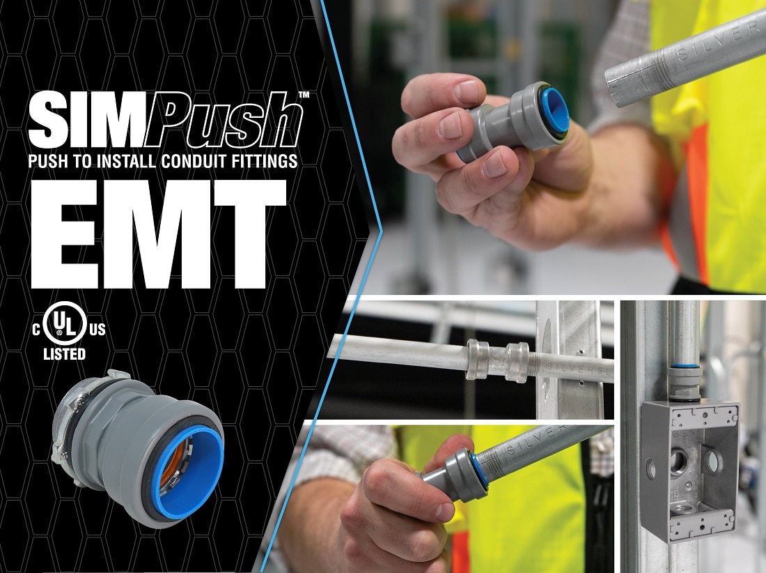 Southwire SIMPush 3/4 in. EMT Push Connect Coupling (20-Pack) 65070403 ...