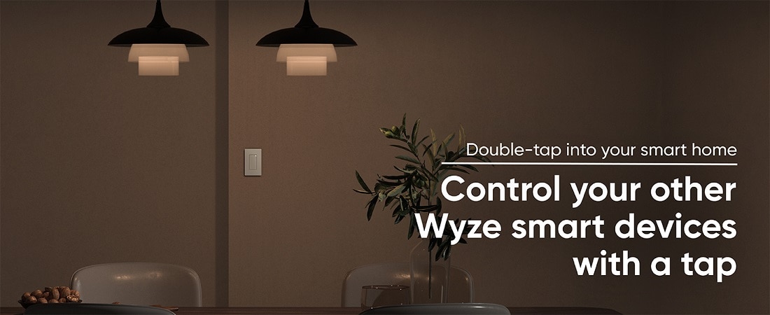 Wyze Smart 15 Amp Programmable Touch and Push Button Light Switch ...