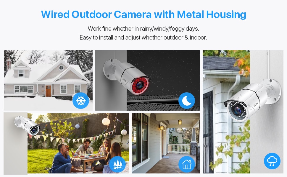 ZOSI 4K 8MP 16-Channel 4TB NVR Home Security Camera System with 4 360 ...