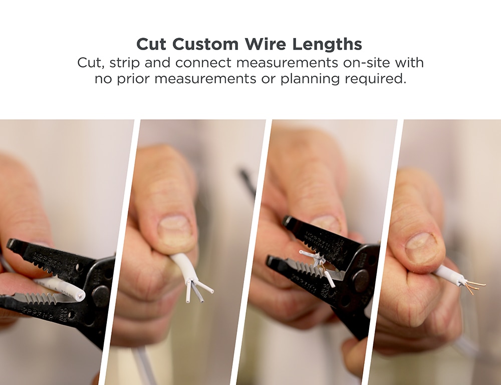 BLACK+DECKER Push Connect Jumper Wire Spool for Under Cabinet Lighting ...