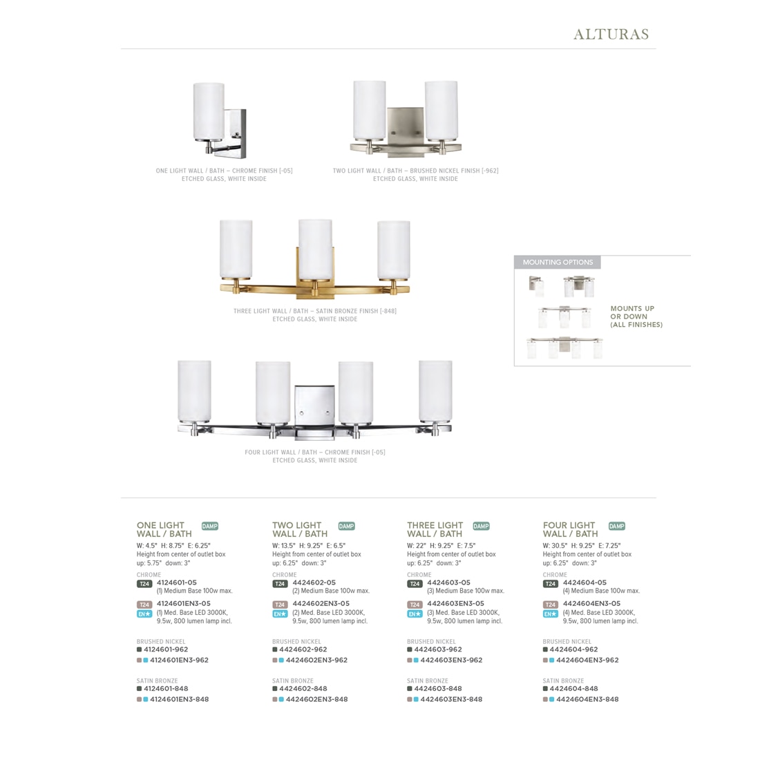 Generation Lighting Alturas 4.375 in. 1-Light Midnight Black Modern ...