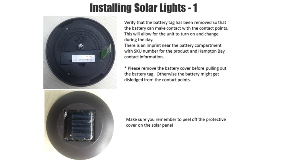 Hampton Bay 10 Lumens Integrated LED White Outdoor Solar Roof Gutter ...