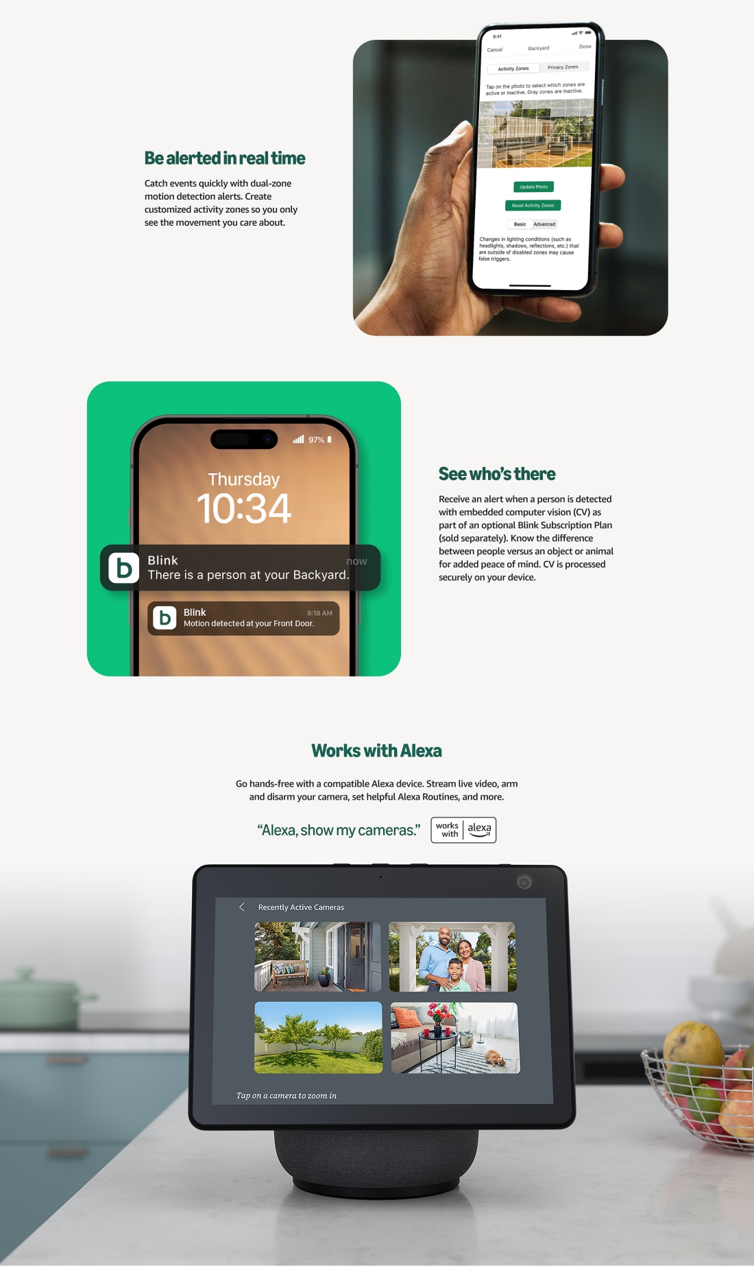 Blink Outdoor 4-Core-Wireless Battery Operated Smart Security Camera ...