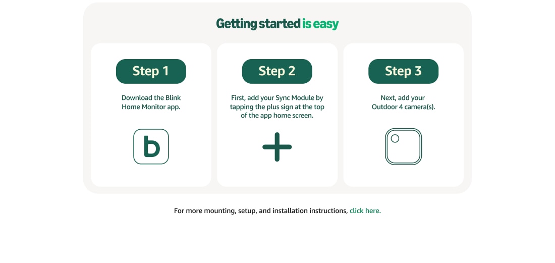 Blink Outdoor 4-Core-Wireless Battery Operated Smart Security Camera ...