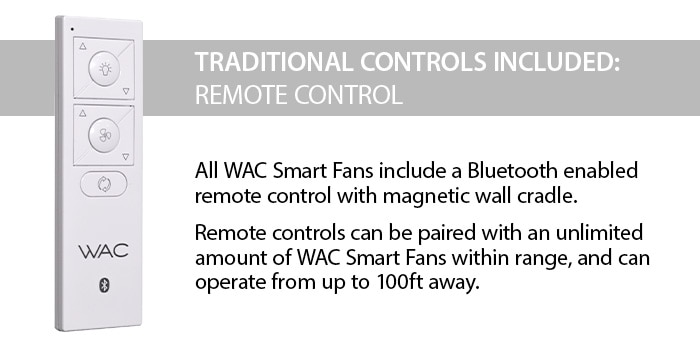 WAC Lighting Clean 52 in. Indoor/Outdoor Brushed Aluminum 3-Blade Smart ...