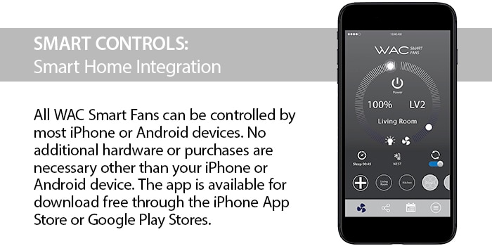 WAC Lighting Clean 52 in. Indoor/Outdoor Matte Black 3-Blade Smart ...