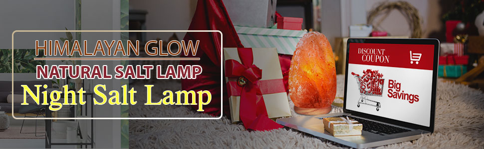 Himalayan Glow 9 in. Tall Ionic Crystal Natural Salt 5 to 7 lbs. Lamp ...