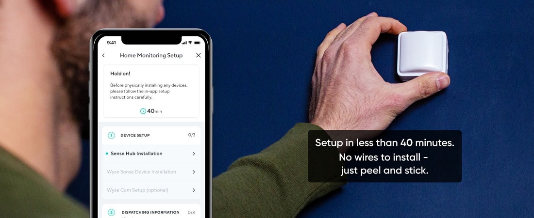 Wyze Wireless Home Security Sensor Kit with Hub, Keypad, Motion, Entry ...