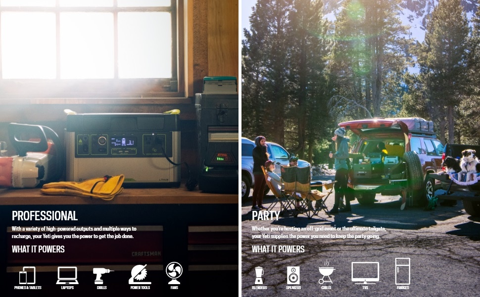 Goal Zero Yeti 1000X Portable Power Station 1000-Watt Electric Switch ...